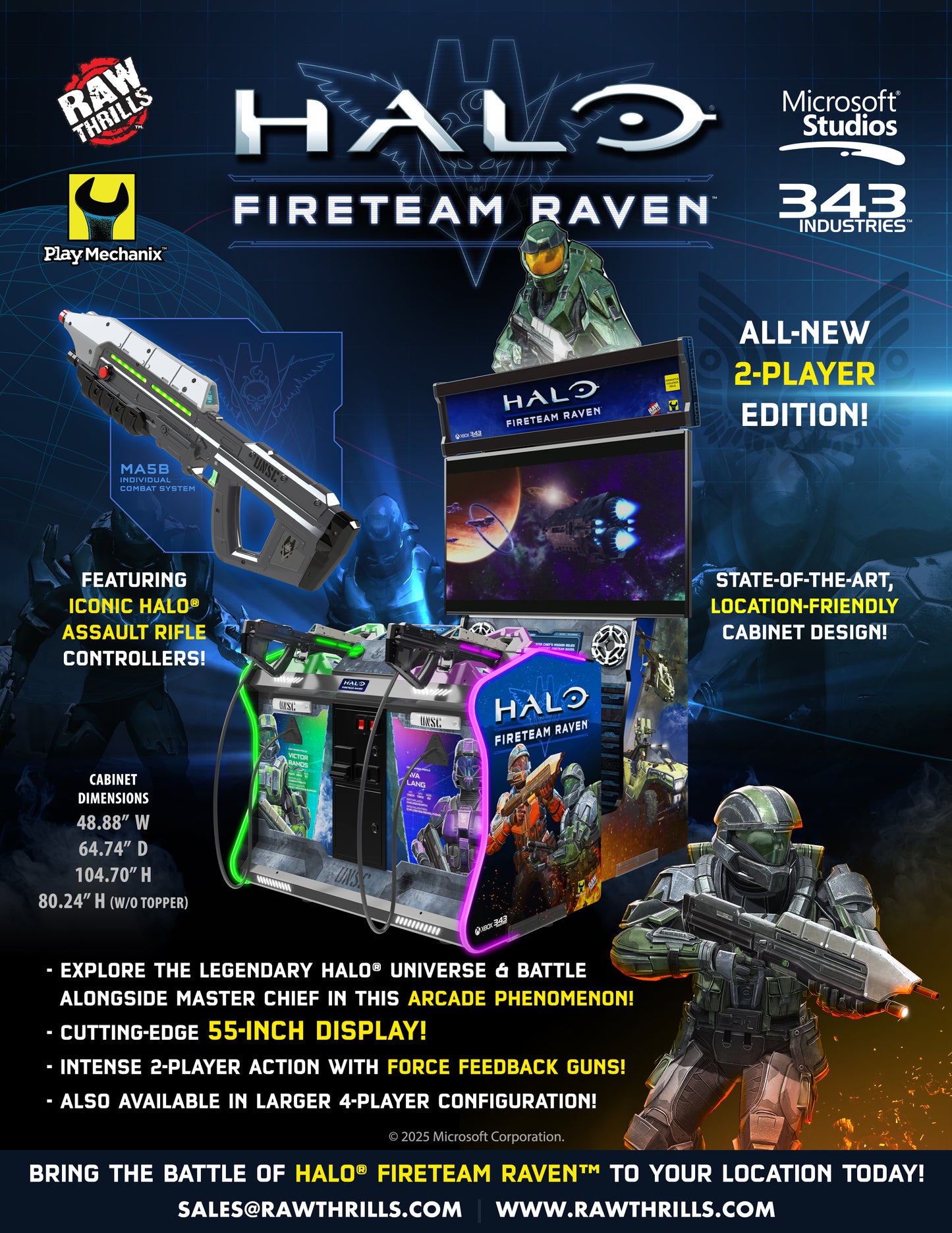 Halo Fireteam Raven 2 Player Tethered Edition – San Diego Amusements